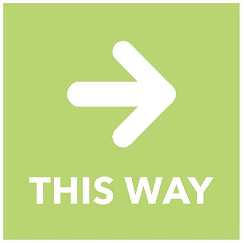 This way (arrow right) – floor graphic 200x200mm – BigaMart