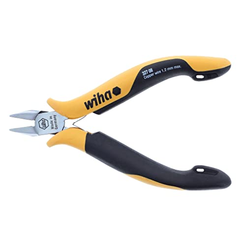 Wiha 32708 Wide Tapered Head Flush Precision Cutters - Wire Cutters ...
