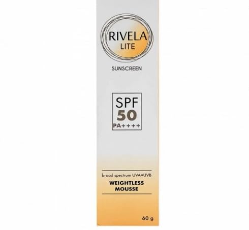 CM RIVELA LITE Sunscreen Weightless Mousse, SPF 50, PA++++ : Amazon.in ...