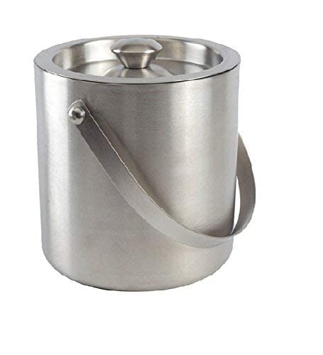 Finality Double Walled Stainless Steel Insulated Ice Bucket with Lid ...