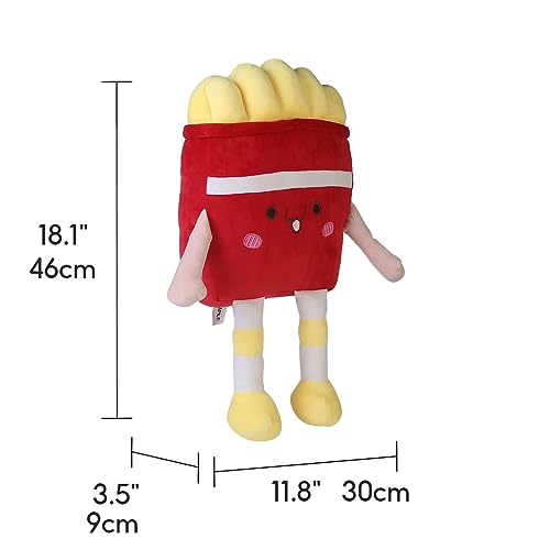 MINISO Soft Toys French Fries Kawaii Series Stuffed Toy (30x9x46 cm ...