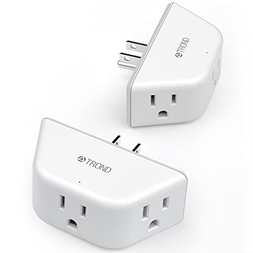 Multi Plug Outlet Extender 2 Pack - TROND Electrical Wall Outlet ...