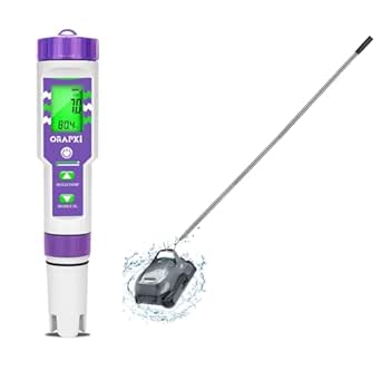 Amazon.com: ORAPXI Pool pH Meter and Salinity Tester and Robotic Pool ...
