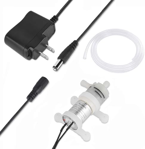DC 12V Mini Self Priming Pump Micro Diaphragm Fresh Water Pump 1.3LPM ...
