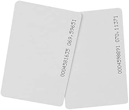 Yukonics Pack of 100 RFID Thin Cards | 125kHz Access Card Proximity ...