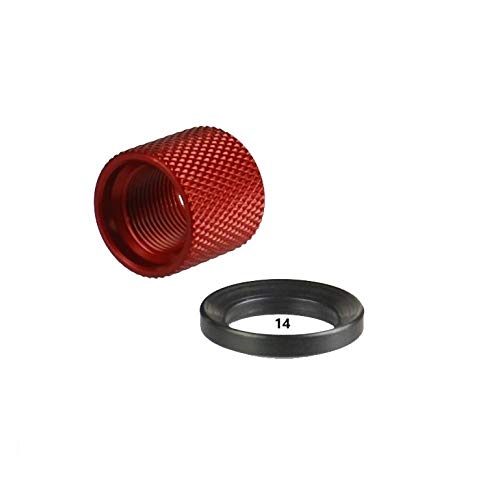 Amazon.com: TWP Metric 14x1 LH TPI Left Hand Thread Protector, Aluminum ...