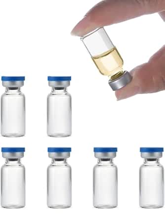 3ml Glass Vials for Injections, Self-Healing Injection Port, Sterile ...