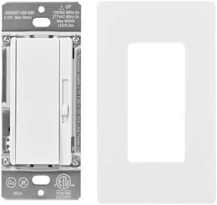 Lutron Maestro 0-10-Volt Dimmer Sensor Switch, 8A, 120-277-Volt/Single ...