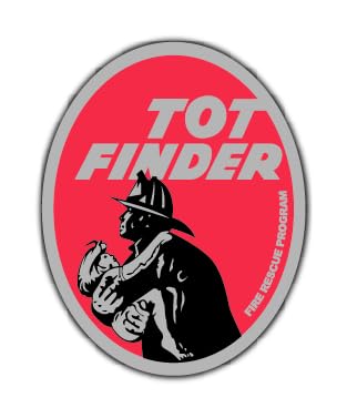 Amazon.com: 317 Graphics - (Set of 6) Tot Finder Retro Fire Rescue ...