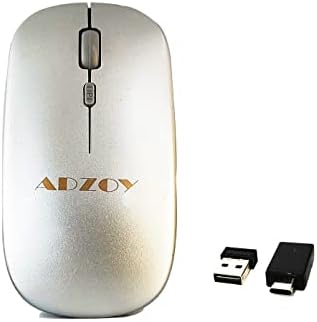 Amazon.in: Buy ADZOY Ultra Slim Rechargeable Wireless Mouse, 2.4G ...