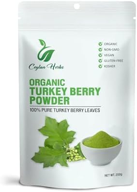Amazon.com: 100g Turkey Berry Leaves Powder Healthy Well Cleaned Dried ...