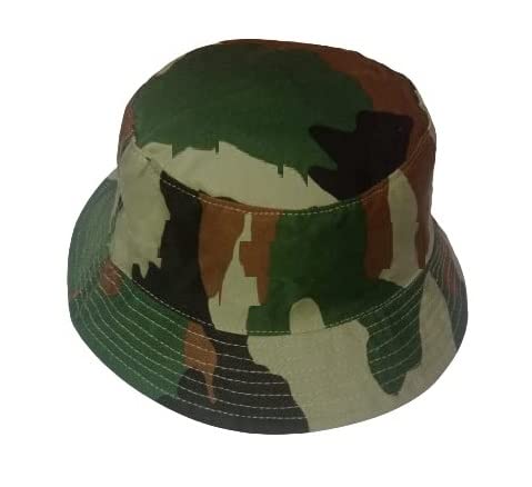 Buy ATABZ Army Stylish Military Patten Bucket Round Branded Beach ...