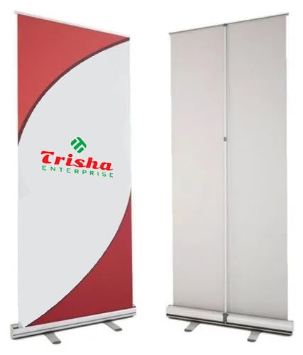 Trisha ENTERPRISE Aluminium Roll Up Banner Standee (3 Feet x 6 Feet ...