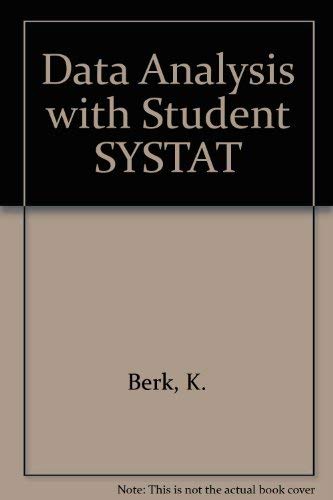 Data Analysis with Student SYSTAT: Kenneth N. Berk: 9781565270893 ...