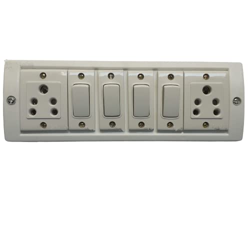 Switch Socket Combined Box SIZE-6M (Non Modular Box) for Wall Mounted ...