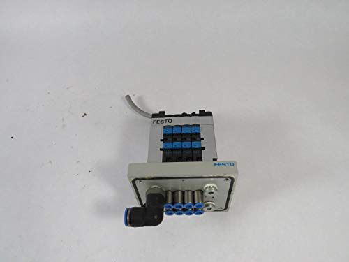 Festo CPV10-V1 Solenoid Valve Assembly, 2 Valves, 5/2-Way, 2x 2/2-Way ...