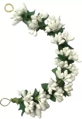 Ruchi Trading Artificial Jasmine Mogra Flower, Garland Juda Decoration ...