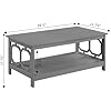 Amazon.com: Convenience Concepts Omega Coffee Table, Gray : Home & Kitchen