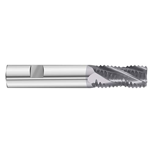Fullerton Tool 39604 1/2" 4 Flute Solid Carbide TiAlN Radius End Mill ...