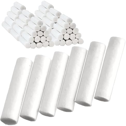 Amazon.com: 100 Dental Cotton Rolls for Mouth Gauze and Nosebleeds Plug ...