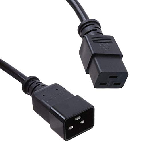 Amazon.com: Qualtek Electronics Power Cord, Iec C20-Iec C19, 3M, 15A ...