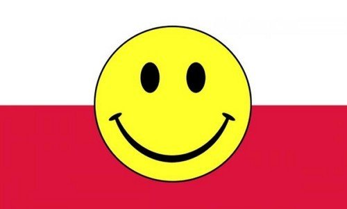 Poland Smiley - 5ft x 3ft FLAG BANNER DECORATION WITH FREE UK POSTAGE ...
