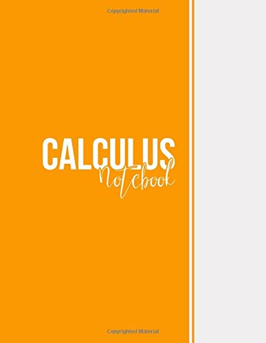 Calculus Notebook: Squared Graph Paper Notebook Math, Large(8.5 x 11 ...