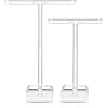 Amazon｜NUOLUX ピアススタンド アクリル 2個セット 透明 T型 ジュエリーディスプレイスタンド イヤリング 撮影用 店舗用 アクセサリー展示 ピアス置き 組み立て簡単 おしゃれ ...