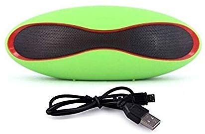 Rugby Ball Shaped Wireless Hands-Free Bluetooth Speaker with 3.5mm ...