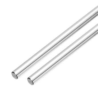 MECCANIXITY Linear Motion Rods, 2Pcs 4mm x 200mm(0.16" x 7.87") Solid ...