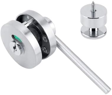 Satin Anodised Aluminium Cubicle Door Lock with Buffer and Release ...