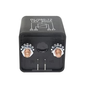Amazon.com: 1PC High Current Relay Starting Relay 200A 100A 12V 24V Power Automotive Heavy ...
