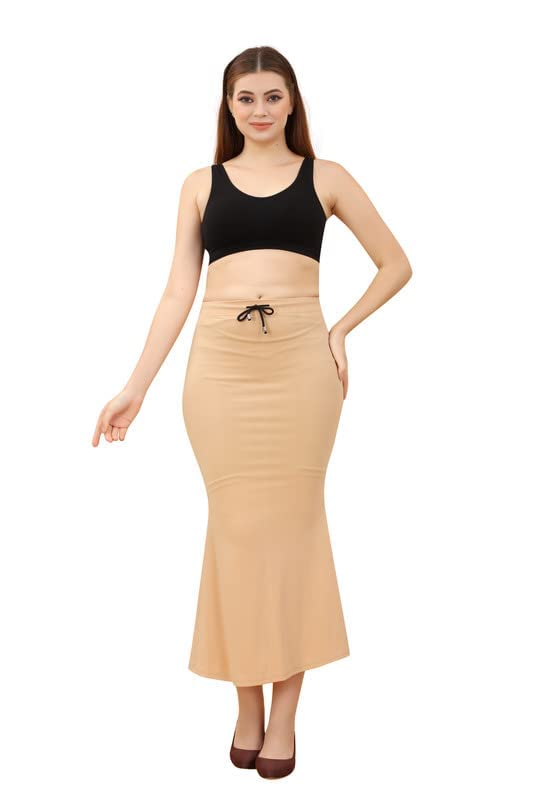 Buy POXIMO Women's Fish Cut Flare Microfiber Lycra Spandex Saree ...