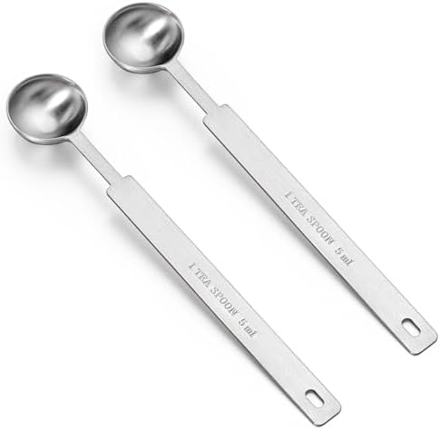 Amazon.com: Ouligay 2Pcs 1 Teaspoon (5 mL | 5 cc | 1/3 Tablespoon ...
