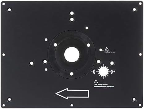 Trend Router Table Insert Plate, Aluminium Alloy, 305.8 mm x 229 mm ...