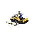 Remote-controlled Ski-doo snowmobile with rechargeable battery