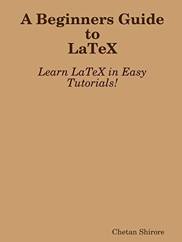 best latex tutorial book