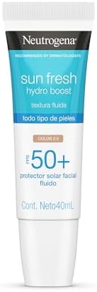 Neutrogena Sun Fresh Hydro Boost Color 2.0 FPS 50+ 40mL : Amazon.com.mx ...
