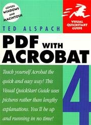 Buy PDF with Acrobat 4: Visual QuickStart Guide (Visual Quickstart Guides) Book Online at Low ...