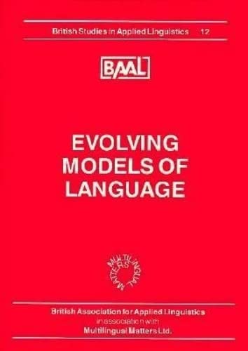 Amazon.com: Evolving Models of Language (BAAL 12) (British Studies in ...