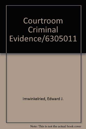Buy Courtroom Criminal Evidence/6305011 Book Online at Low Prices in ...