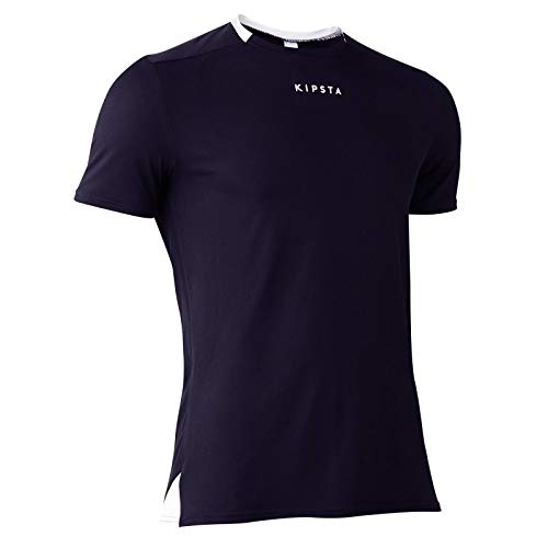 Kipsta Men's Football Jersey F100 - Black (M) : Amazon.in: Clothing ...
