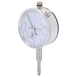 Dial Indicator Gage Gauge, Aluminum Case Measuring Tool with Locking ...