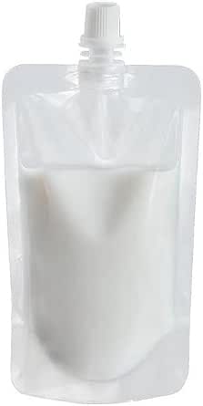 Amazon.co.jp: 100 Pack Liquid Packaging Bags for Fruit Juice Drinks ...