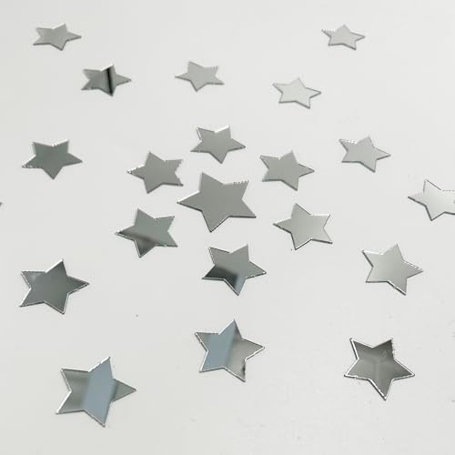 Amazon.com: DXLING 48pcs/Set of Large White Stars Vinyl Wall Decor ...