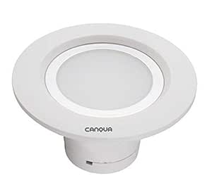Buy CANQUA Concealed Round Panel 7w,Aluminium Body Round Flat LED ...
