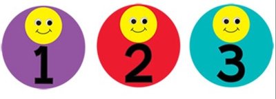 Hygloss Die Cut Calendar Number Cards - Adorable Variety of Smiley ...