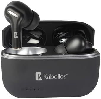 Kabellos Dark Wireless in Ear TWS Earbuds with Mic Playback 960min ANC ...