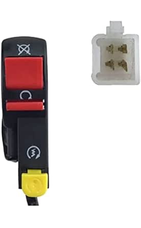 Amazon.com: MINO TaoTao Left Kill Start Stop Switch w/ 4 Wires ...