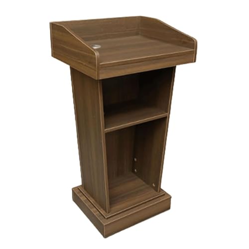Lightweight Lecterns Wood Reception Desk Standing Lectern with Open ...